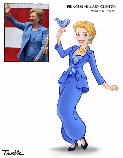Female role models as Disney princesses