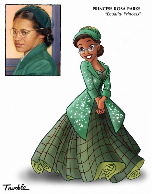 Female role models as Disney princesses
