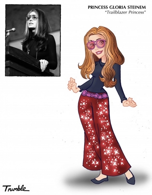 Female role models as Disney princesses